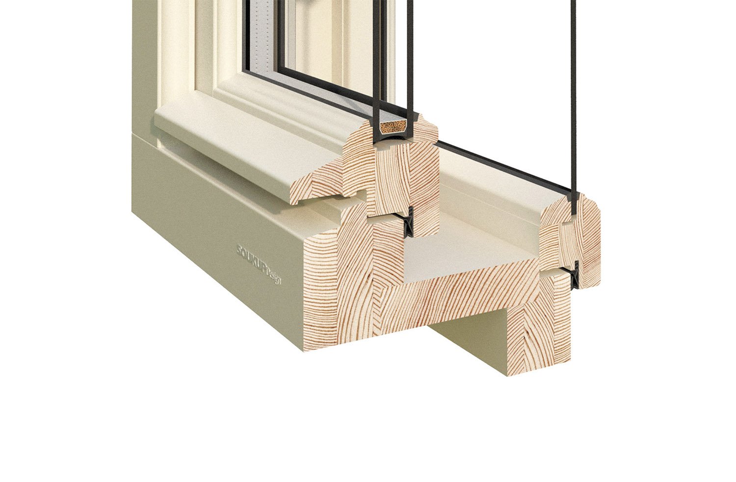 Double sash window for historical buildings — SOUKUP MACHINERY